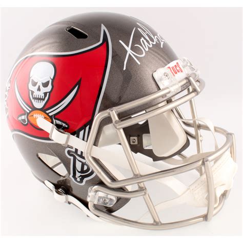 Aquib Talib Signed Buccaneers Full Size Speed Helmet Radtke
