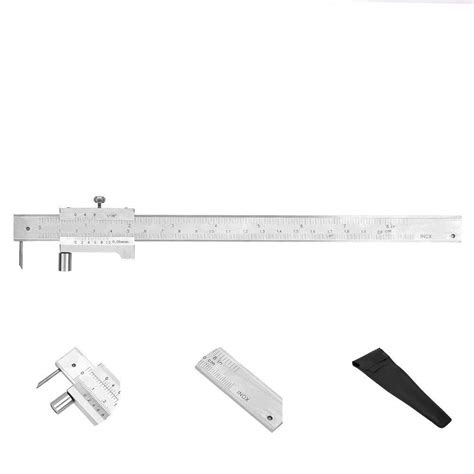 Vernier Caliper 0 200mm Stainless Steel Portable Caliper Ruler Tracer