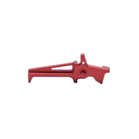 Krytac Cmc Flat Trigger Assembly Cnc Anodized Red
