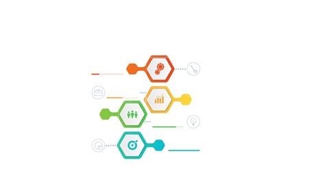 Group Of Colorful Hexagons Google Slides Theme And Powerpoint Template Slidesdocs