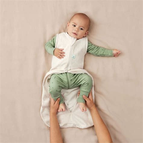 Ergopouch Ergococoon Swaddle And Sleep Bag 1 Tog Oatmeal Marle