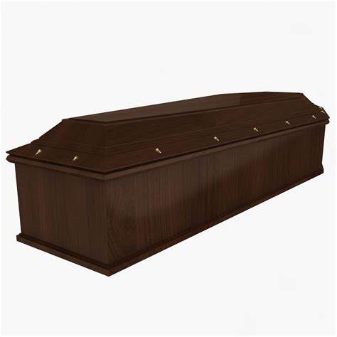 Wooden Coffin 3d Model By Birdfix