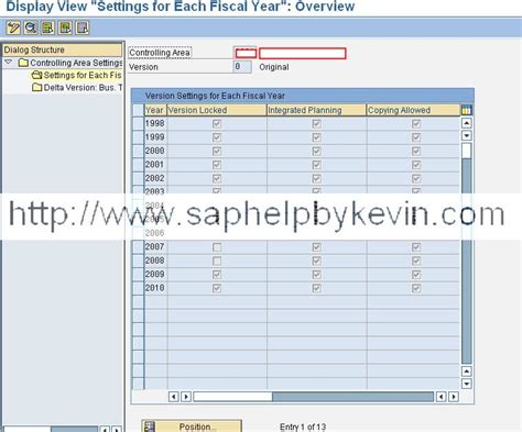 Sap Help By Kevin Version 0 Is Not Defined For Fiscal Year Xxxx