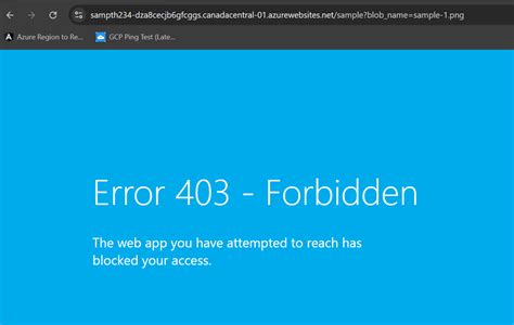 Origin Blob Storage Has Allow Blob Anonymous Access Disabled And Azure Front Door Doesnt