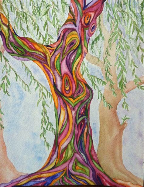 Sexiest Tree In The Forest An Original Watercolour Painting Etsy