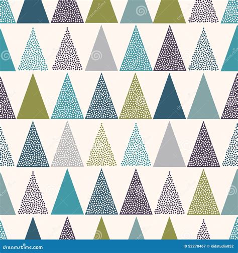 Seamless Triangle Dots Wallpaper Pattern Stock Vector Illustration Of Element Geometrical