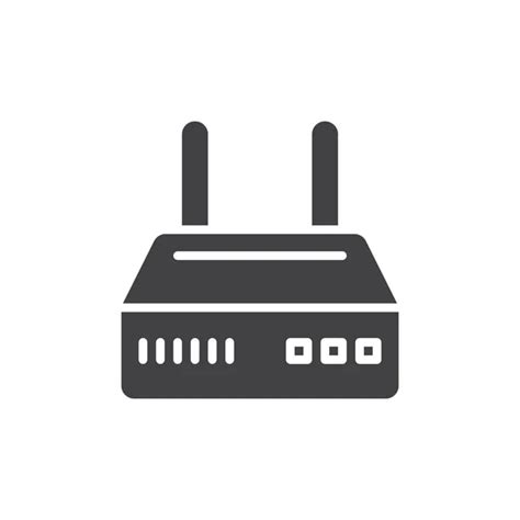 Internet Router Filled Outline Icon Line Vector Sign Linear Colorful Stock Vector By ©avicons