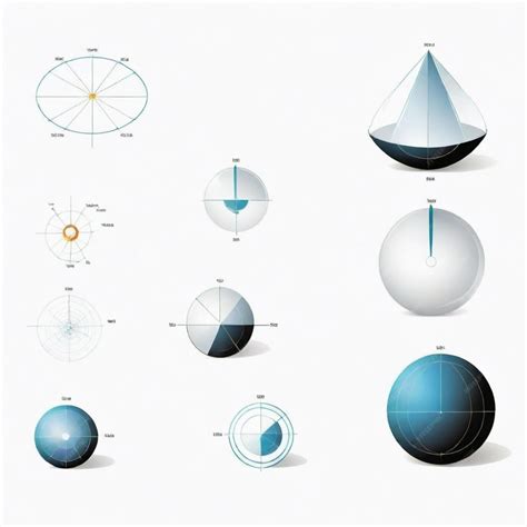 A Collection Of Different Objects Including Circles Circles And A