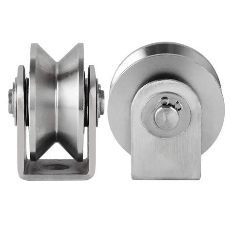 Stainless Steel Roller Sliding Gate Rotating Wheels For Metal Gates