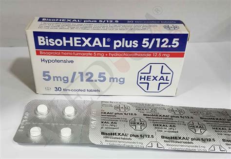 Medica Rcp Bisohexal Plus 5 12 5mg Indications Side Effects