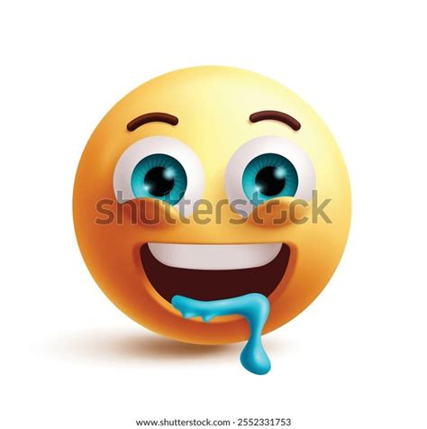Drooling Emoji 3d Clipart Character Emoji Stock Vector Royalty Free