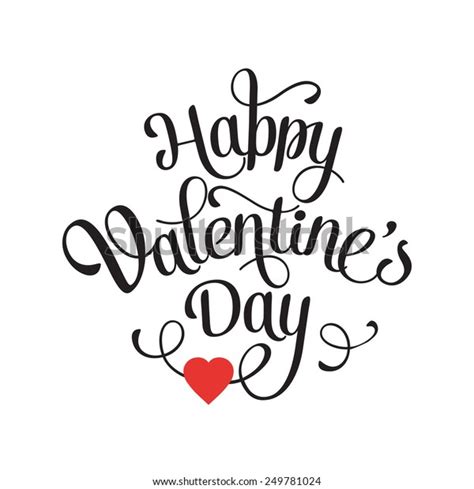 벡터 해피 발렌타인 데이 빈티지 카드 스톡 벡터로열티 프리 249781024 Shutterstock