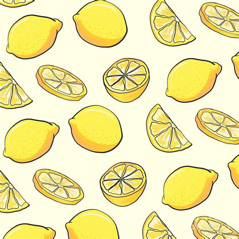 Fruit Summer Pattern Lemons Pattern Lemons Citrus Digital Art By Eq