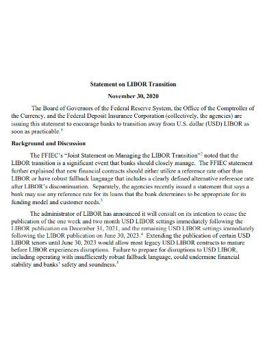 Free 10 Transition Statement Samples Services Sales Thesis