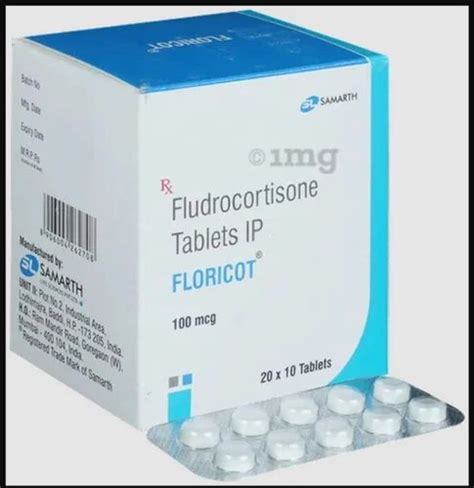 Floricot Tablet Fludrocortisone 100mcg 2010 Tablets At Rs 300