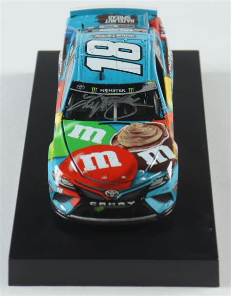 Kyle Busch Signed Nascar 18 Mandms Hazelnut Pocono Win 2019 Camry 124
