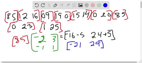 SOLVED A Write The Uncoded 1 2 Row Matrices For The Message And Then B Encode The Message