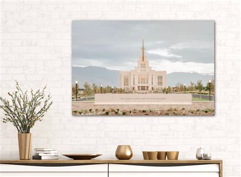 Saratoga Springs Utah Temple Photo Digital Art Etsy