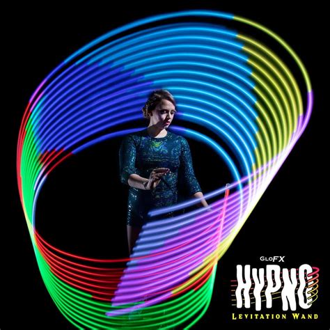 Glofx Hypno Levitation Wand Short String Light Up Led Levi Wand Flow