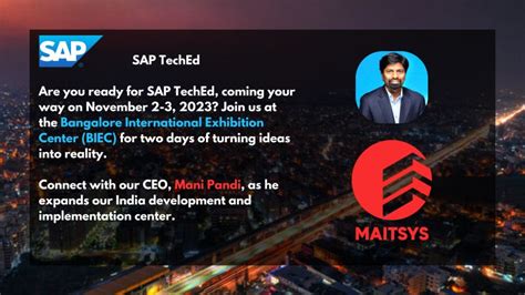 Maitsys On Linkedin Sapteched Techinnovation Collaboration Sap