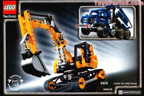 Lego 8418 Mini Loader Instructions And Parts List