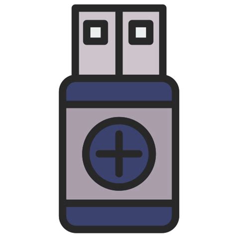 USB Generic Color Lineal Color Icon