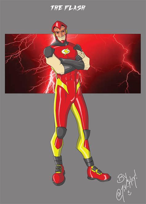The Flash Character Design By Jiv Hey On Deviantart