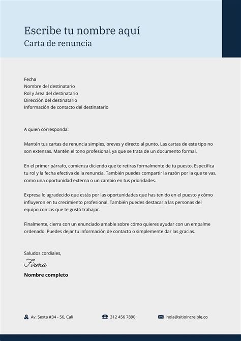 Modelo De Carta Comercial De La Iglesia