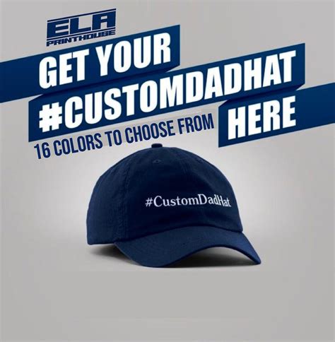 Personalized Custom Embroidered Dad Hat Design Your Own Unstructured Baseball Hat With Custom