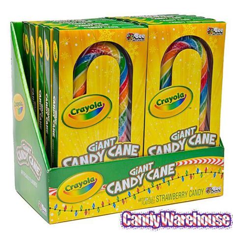 Crayola Giant Candy Canes 12 Piece Box Bestcandyshop