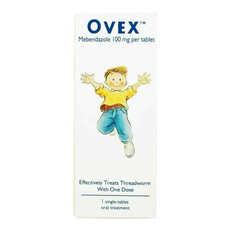 Ovex Threadworms Treatment Tablet 1 Thechemist2u
