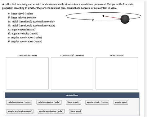 solved arrange the listed objects according to their angular