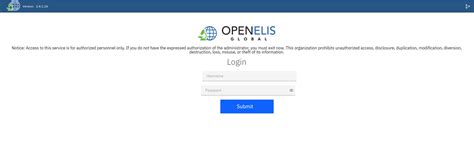 Improve Login Page Gsoc Openelis Global