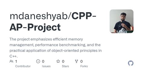 Github Mdaneshyabcpp Ap Project The Project Emphasizes Efficient