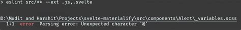 ESlint Is Processing Scss Files Also Issue 69 Sveltejs Eslint