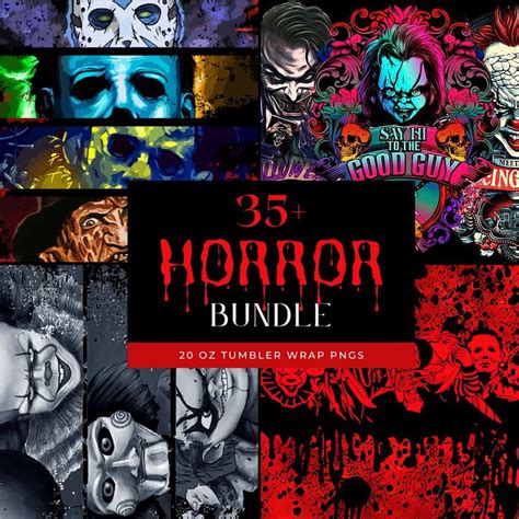 Horror Tumble Wrap Horrorfilm Tumble Wrap Halloween Tumbler Tumbler