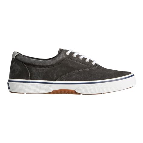 Sperry Mens Halyard Cvo Seas Sneakers Black Atmosphere