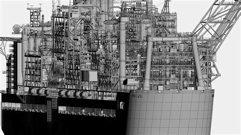 Shell Prelude Flng 3d Model Cgtrader