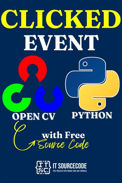 Clicked Event OpenCV Python With Source Code