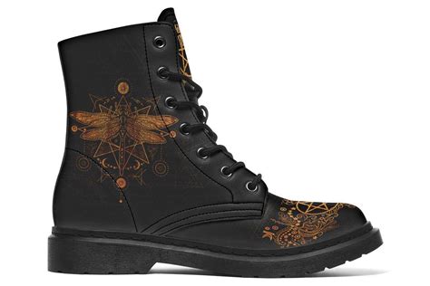 Gold Dragonfly Boots Men And Women Yes We Vibe