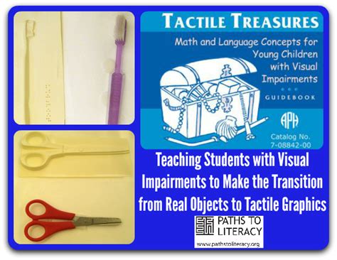 Understanding Tactile Graphics Tactile Treasures And Real Objects Paths To Literacy