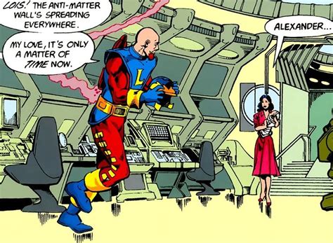 Lex Luthor Earth 3 Sole Superheroe And His Wife Lois Lane Comic Book Panels Comic Character