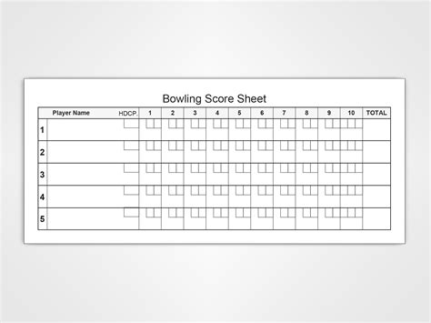 Bowling Alley Scoreboard