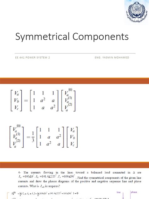 6 Symmetrical Components 2 Pdf