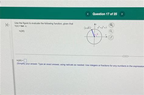 solved use the figure to evaluate the following function