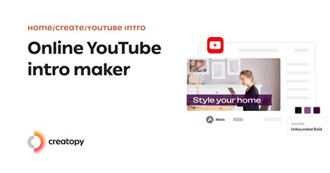 Create Professional Youtube Intros Online Custom Intro Maker Creatopy