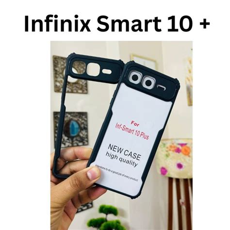 Infinix Smart 10 Plus Ipaky Shockproof Hybrid Armor Back Case Full Edge Cover For Infinix Smart