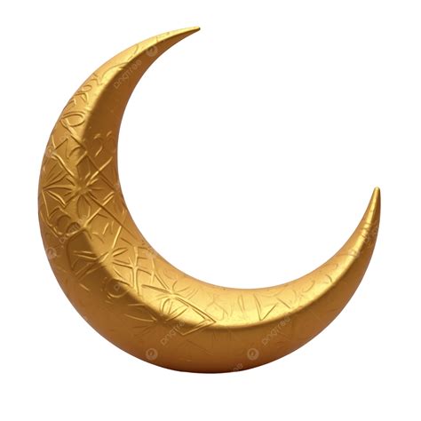 Crescent Moon Symbol Of Islam Islamic Crescent Moon Icon Gold