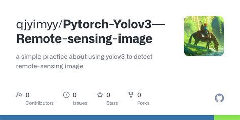 Github Qjyimyy Pytorch Yolov Remote Sensing Image A Simple Practice About Using Yolov To