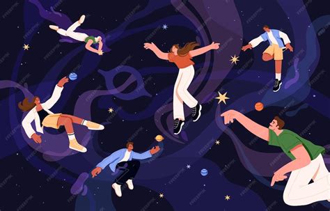 Premium Vector Searching For Ideas And Inspiration Concept Creative Young People Learning